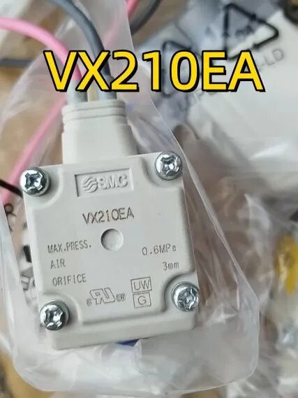 Промышленный двухходовой электромагнитный клапан SMC VX210EA, нормально закрытый соленоидный клапан прямого действия для управления потоками воды и воздуха