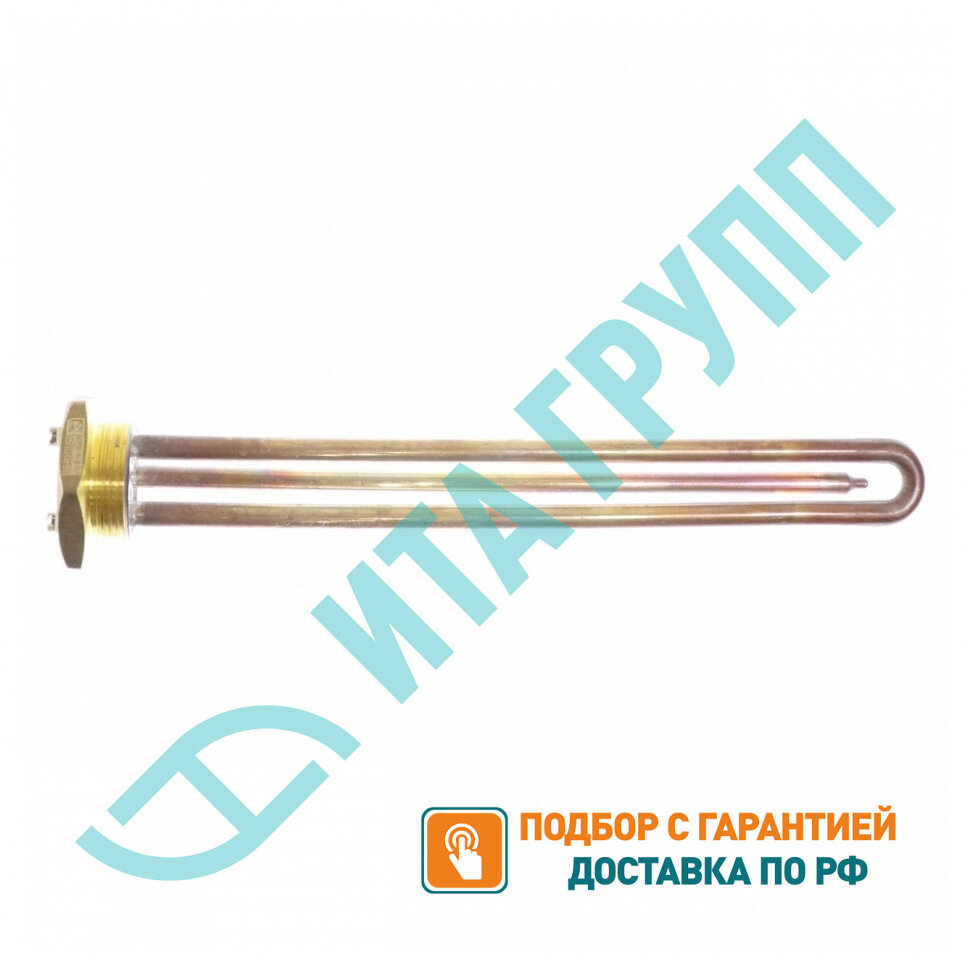ТЭН 1,5кВт (1500Вт) RDT, резьбовой 42 мм для Ariston, De Luxe, Real, Thermex, 182200, R182222