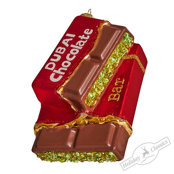 Елочная игрушка Дубайский шоколад, 11см