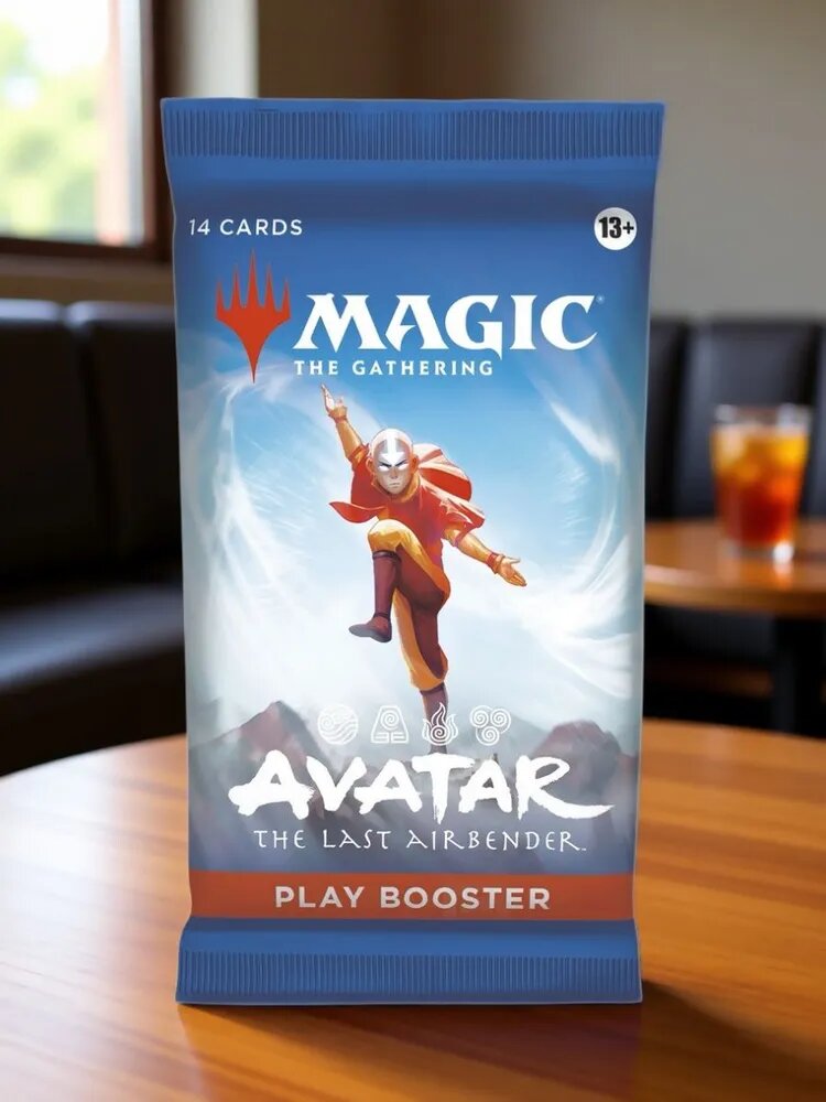 Magic: The Gathering Avatar: The Last Airbender, Play Booster, 14 карт, английская версия, коллекционные карты, подарок фанату