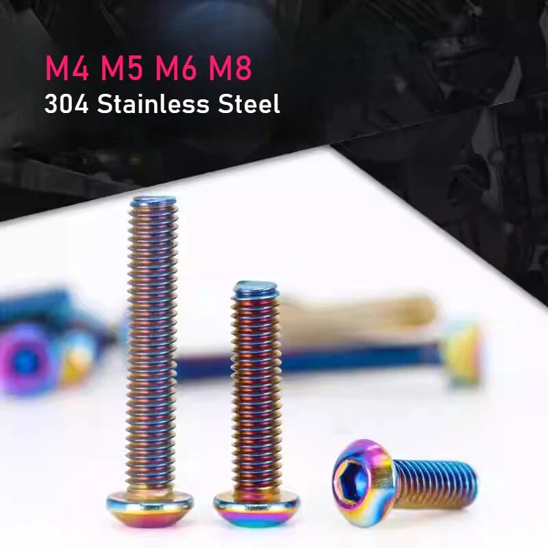 Винты Huiruixin нержавеющая сталь M4 M5 M6 M8 M4x20mm(4pcs)