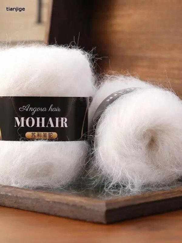Пряжа из альпаки и мохера, для свитера ручной работы, сделай сам