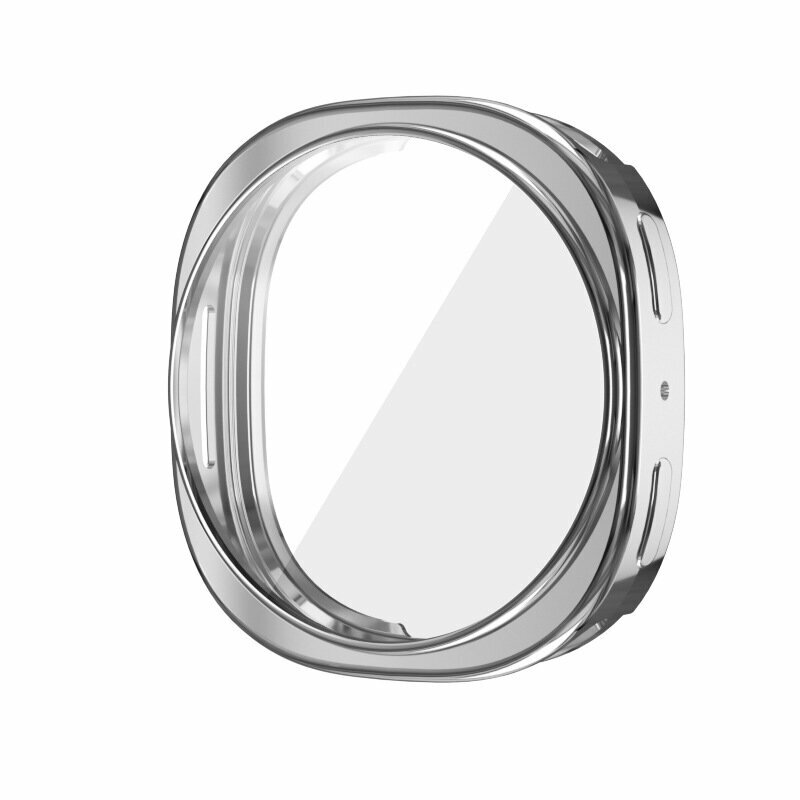 Защитный серебристый чехол из ТПУ для Samsung Galaxy Watch 8 44 мм - полная защита