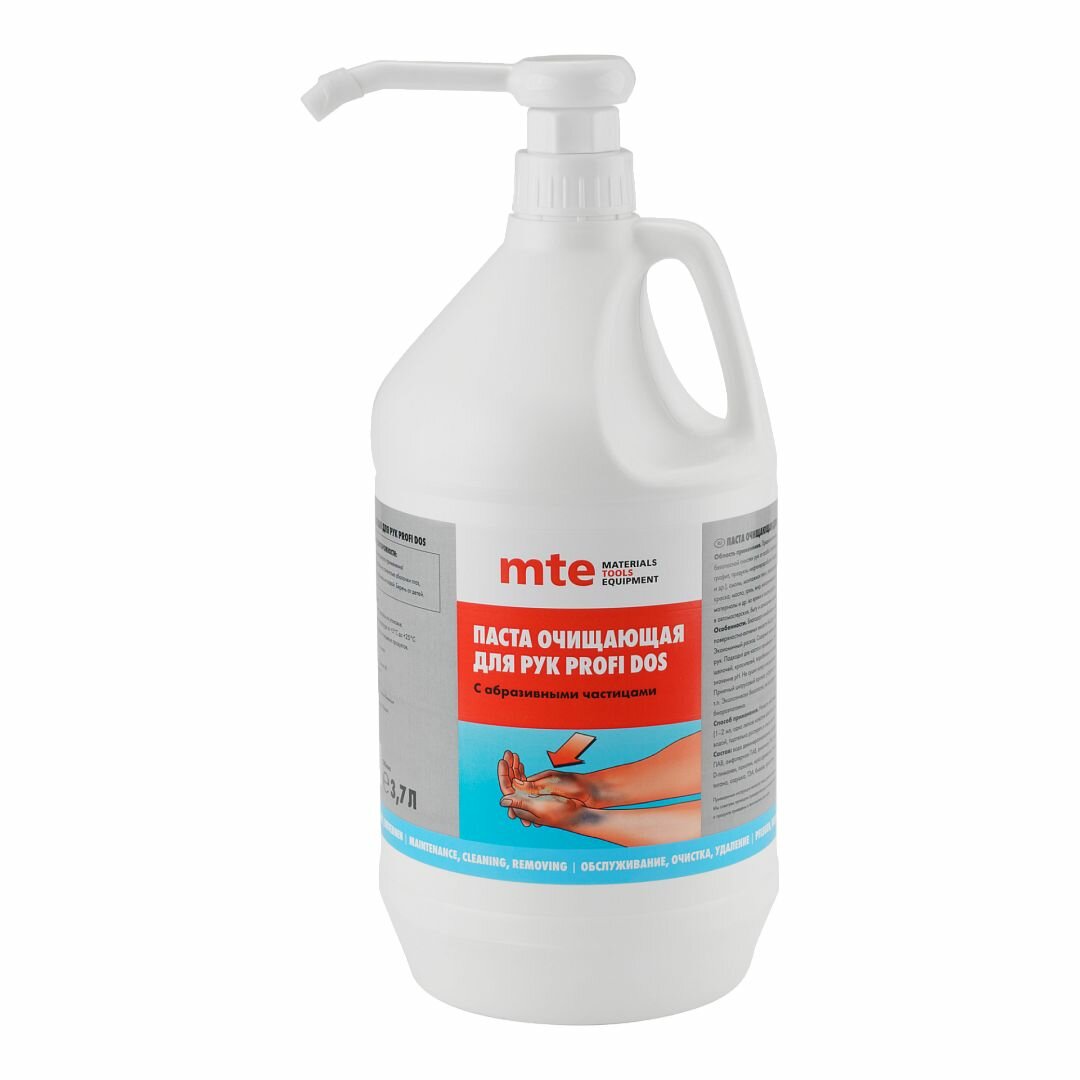 Паста очищающая для рук Profi DOS 3,7л, mte