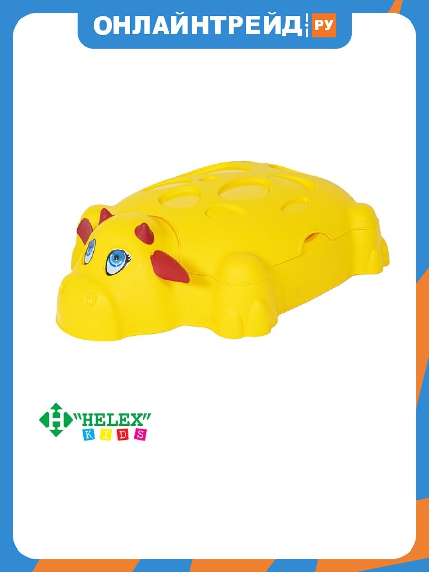 Детская песочница Green Glade Helex Kids Корова 116x83x30 cм