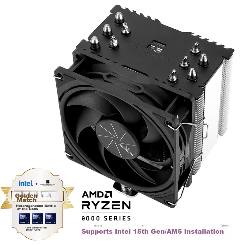 Thermalright Assassin King 90 V2 процессорный воздушный охладитель 125 мм высоты 5 тепловых трубок совместимость с