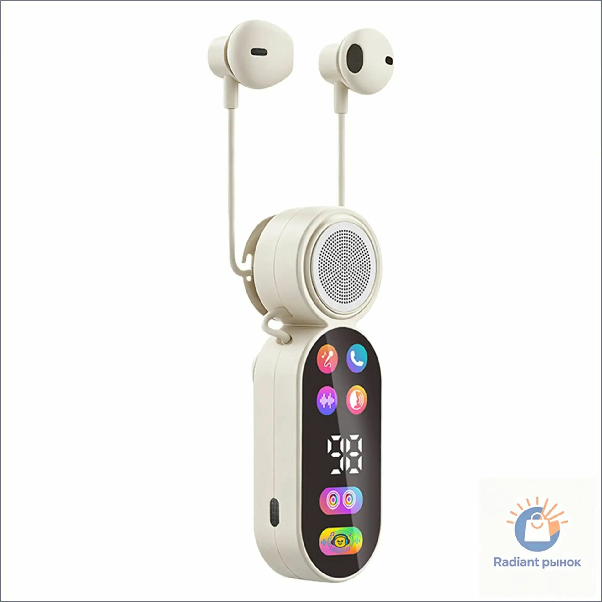 Наушники беспроводные с микрофоном Q9A, Bluetooth, USB Type-C, белый