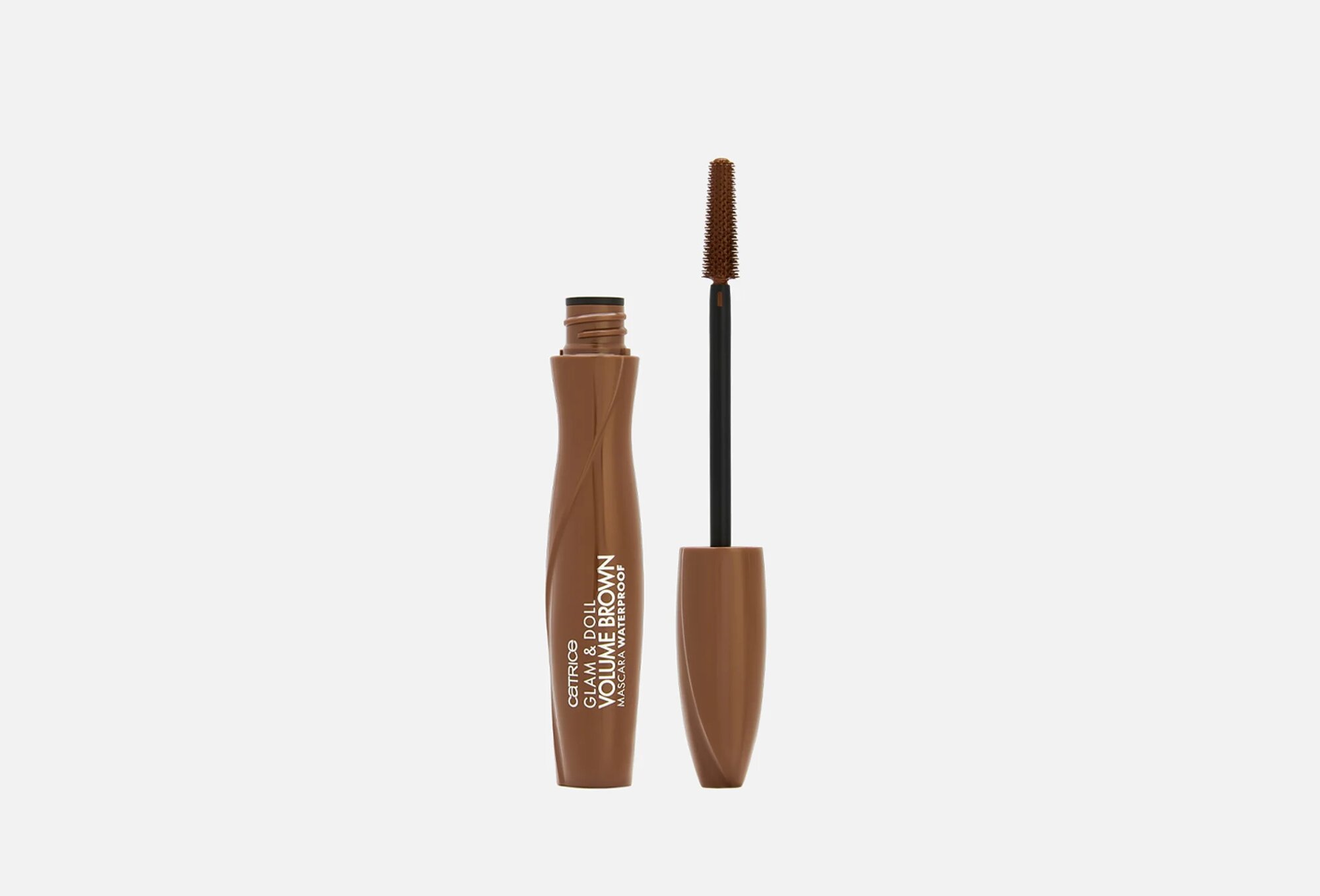 Catrice Glam & doll volume brown mascara waterproof Тушь для ресниц 10мл Brown