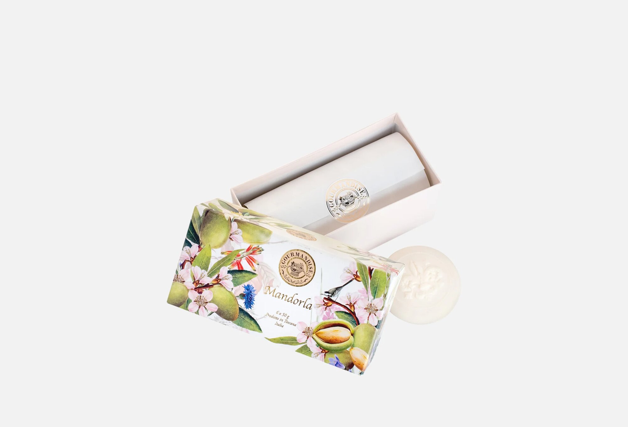 GOURMANDISE Mandorla Set Набор натурального мыла 6шт
