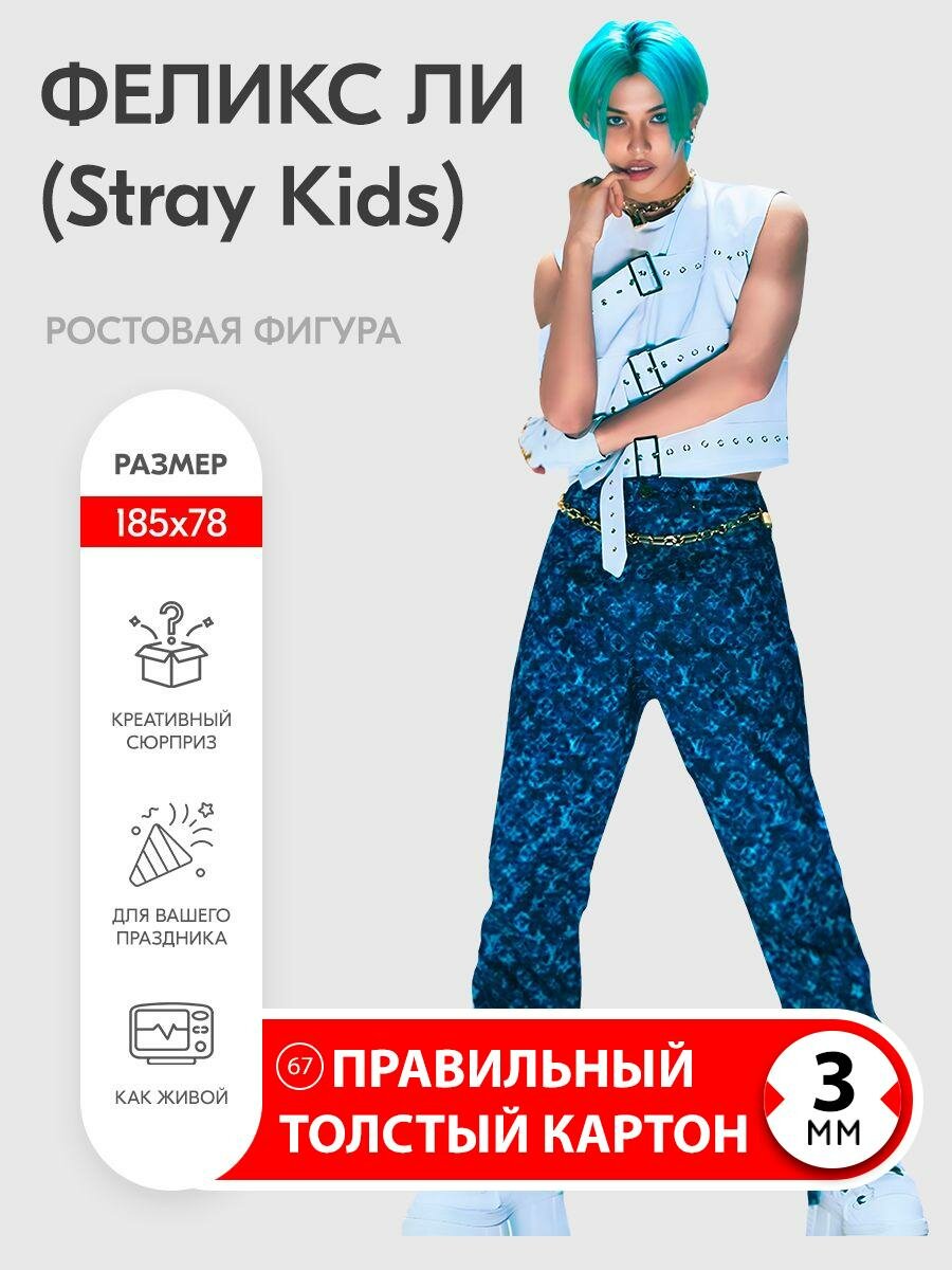 Аксессуар для фотосессий, самое это, Феликс Ли (Stray Kids) 4, ростовая фигура