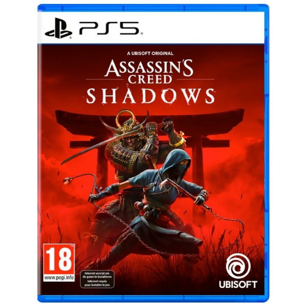 Игра на диске Assassins Creed Shadows для PS5, Русские субтитры