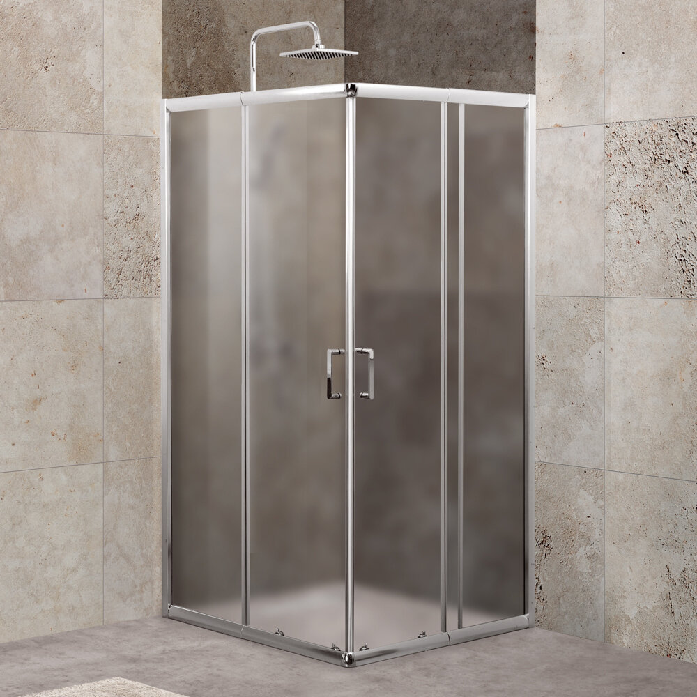 Душевой уголок BelBagno Unique A-2-85/100-P-Cr стекло punto