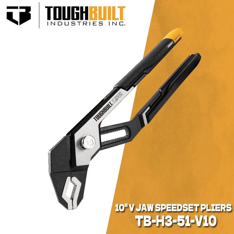 Многофункциональные клещи TOUGHBUILT TB-H3-51-V10, 20 положений, для трубопроводов