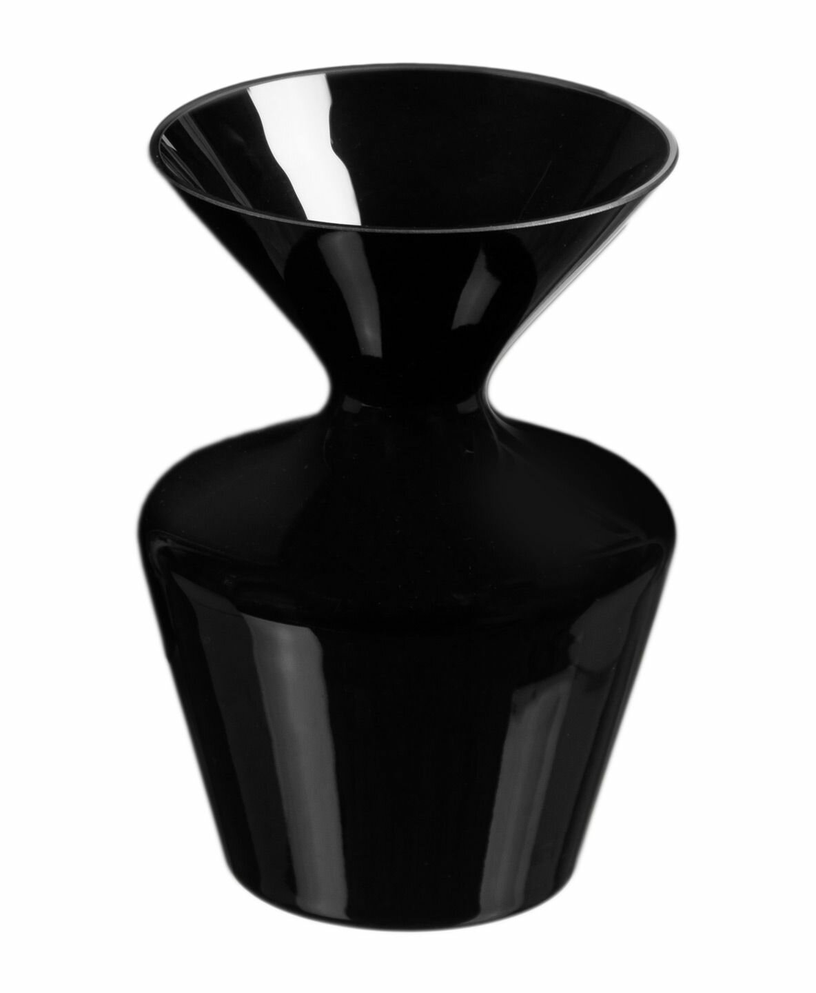 Ваза Sophienwald "Sputnik Black", стекло, настольная, 17,5см, чёрный матовый