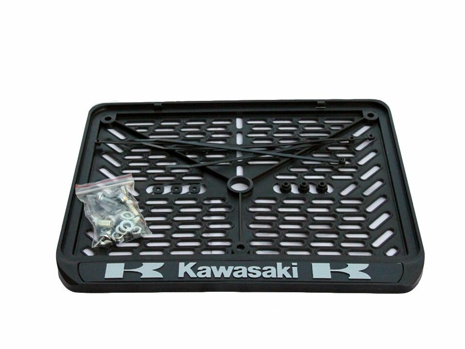Рамка крепления ном. знака для квадроцикла и снегохода CRAZY IRON KAWASAKI