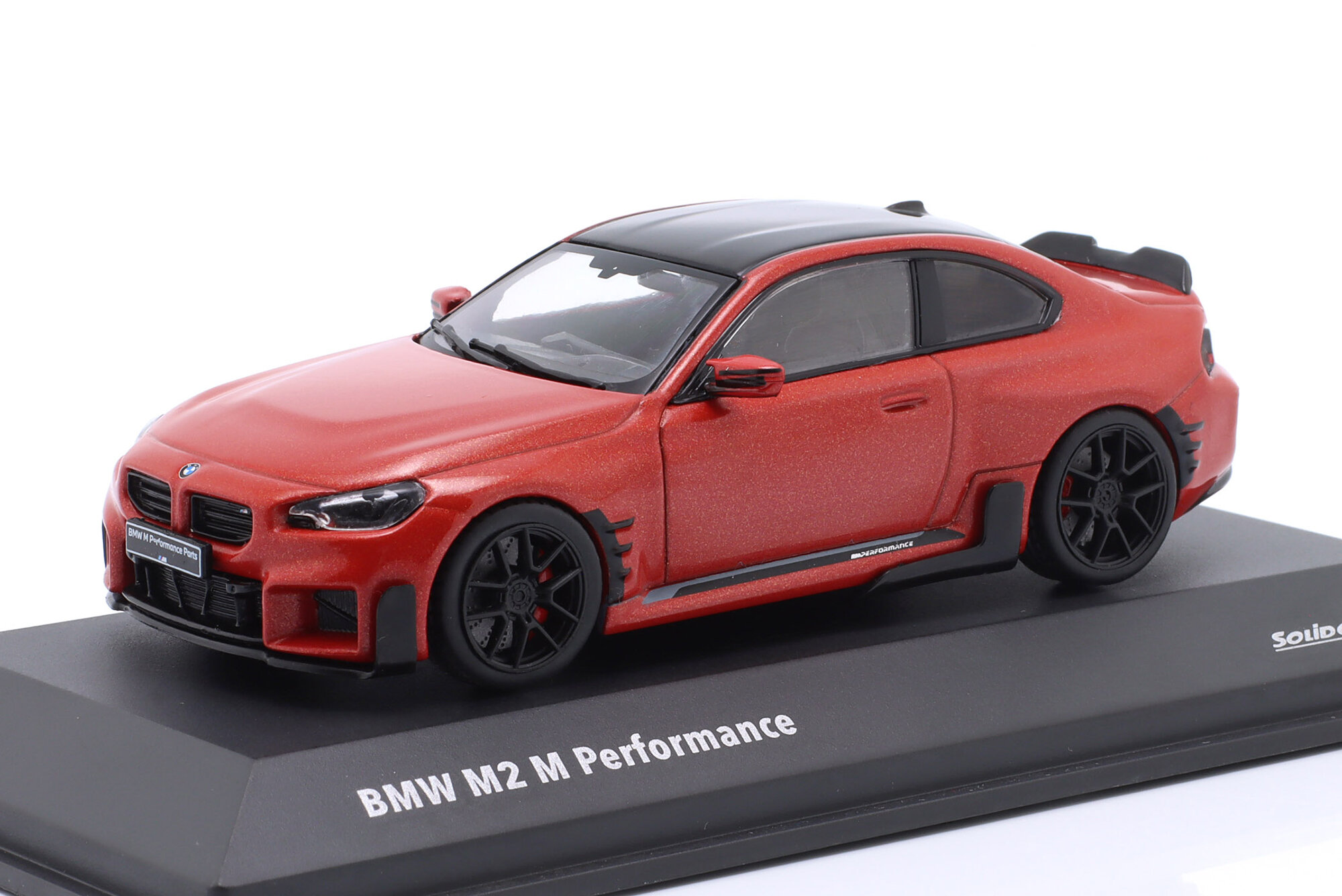 Модель коллекционная SOLIDO Bmw M2 G87 m performance 2023 light red-metallic