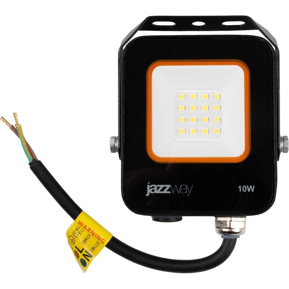 Светодиодный прожектор Jazzway PFL-V 50Вт 6500К IP65, алюминиевый корпус, холодный белый свет, монтажная скоба