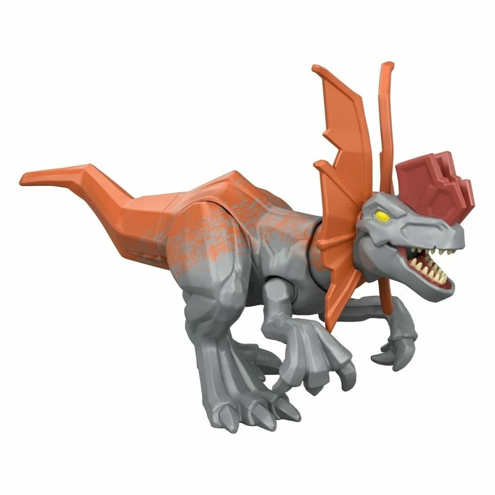 Фигурка Динозавра Mattel Jurassic World Mayhem Mix-Ups - Фигурка динозавра 2в1 DILOPHOSAURUS/Дилофозавр из фильма Мир Юрского периода: Безумные путаницы - JLF10