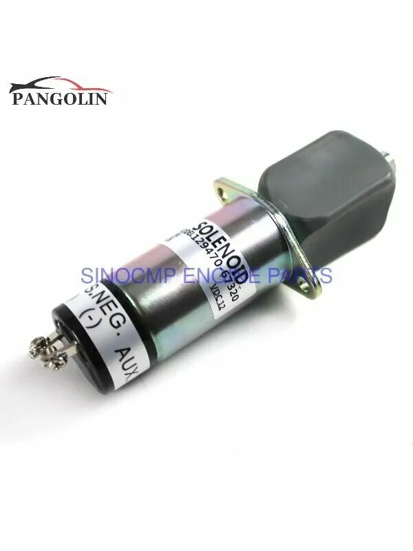 Запчасти автомобильные, арт. Клапан-соленоид остановки топлива 12V для дизелей Yanmar: арт. 129470-67320, 1502-12D6U1B1S1A, 1504-12A6U1B1S2