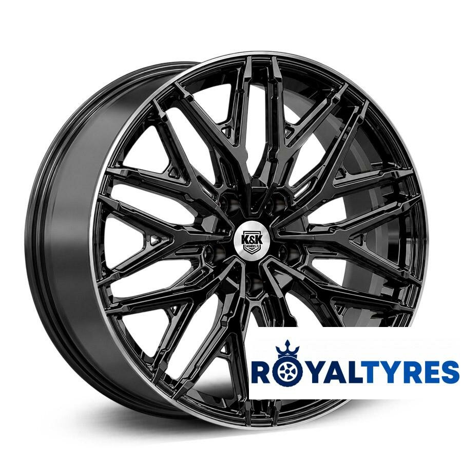 Литой колесный диск КиК Клермон R19 / 8J PCD 5x112 ЕТ 44 ЦО 57.1 BKL