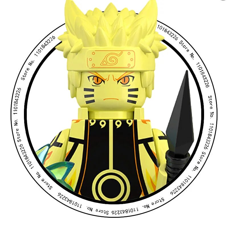 Набор строительных блоков NARUTO, Желтый, WM2470
