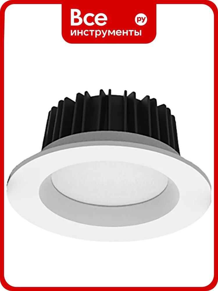 Встраиваемый светодиодный светильник FERON AL265, 10W 4000К, 800Lm, IP65, 41615