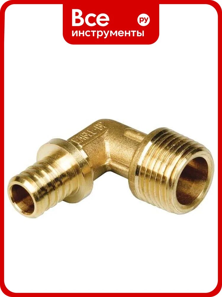 Угольник BYR PEX пресс, с наружной резьбой 1/2" x 16 (2.2) 6210