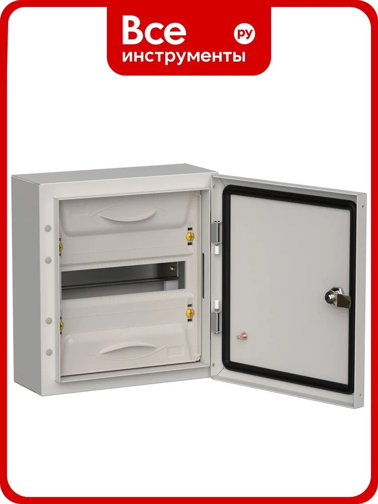 Корпус IEK Titan 5 щрн-12 (1x12) 335x310x140, ip54, серый, металлический TI5-50-N-012-54-7035