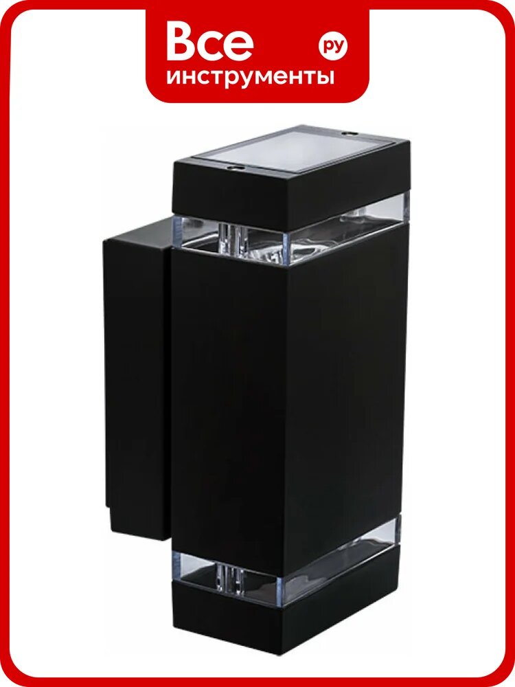 Фасадный светильник KANLUX ZEW EL-235J-B 22440 алюминиевый корпус, черный цвет, защита