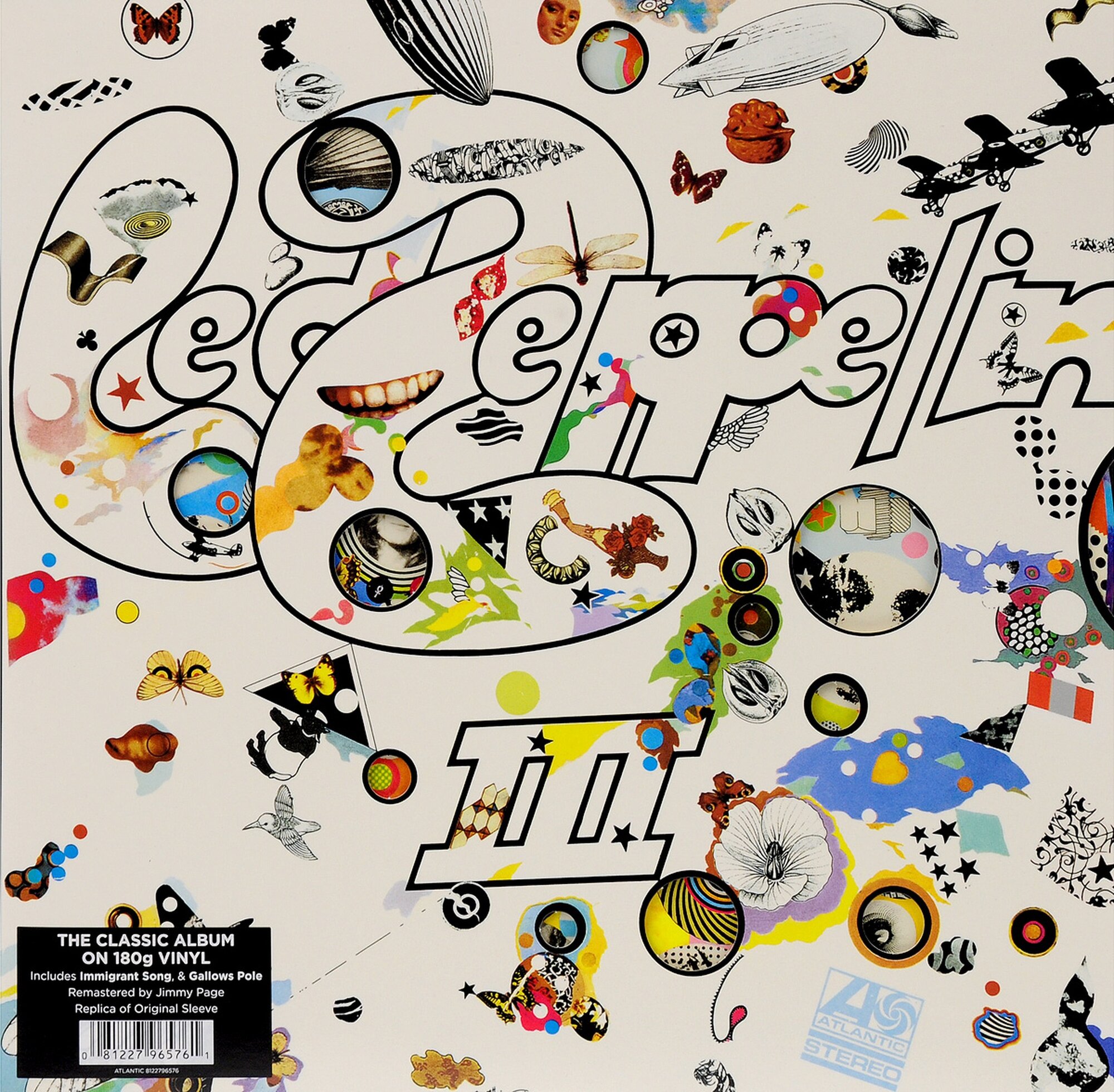 Led Zeppelin -Led Zeppelin III (LP, Album, Remastered, Stereo, 180g, Gatefold) Виниловая пластинка