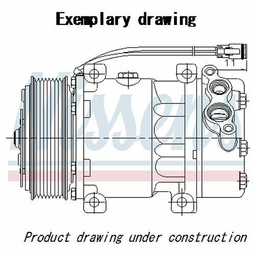 Компрессор кондиционера Nissens 890250