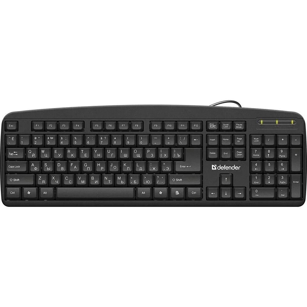Defender Клавиатура Клавиатура Office HB - 910 RU USB 45910