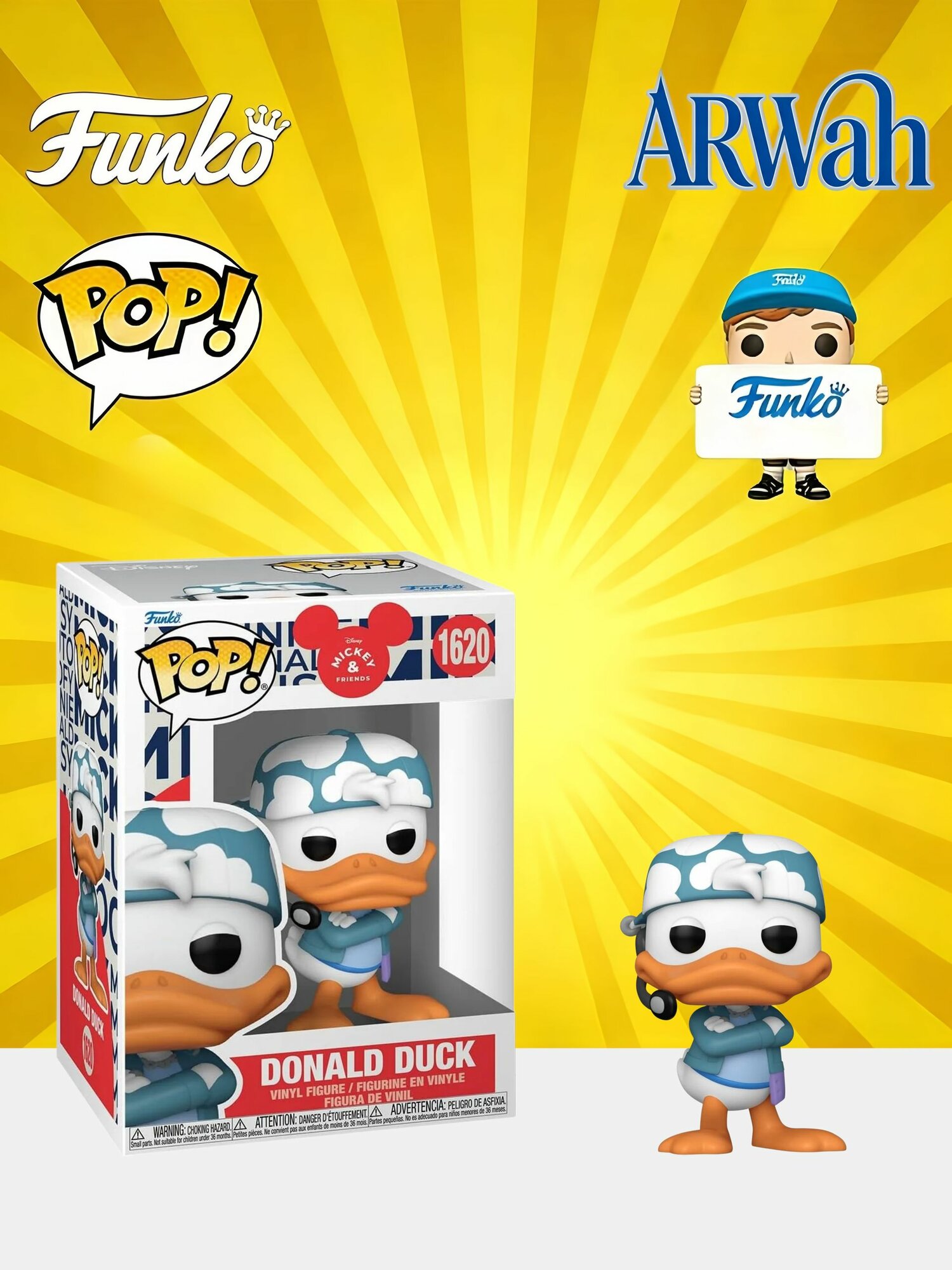 Фигурки Funko Pop! Disney: Mickey Mouse Kpop Donald Duck (1620) 86902