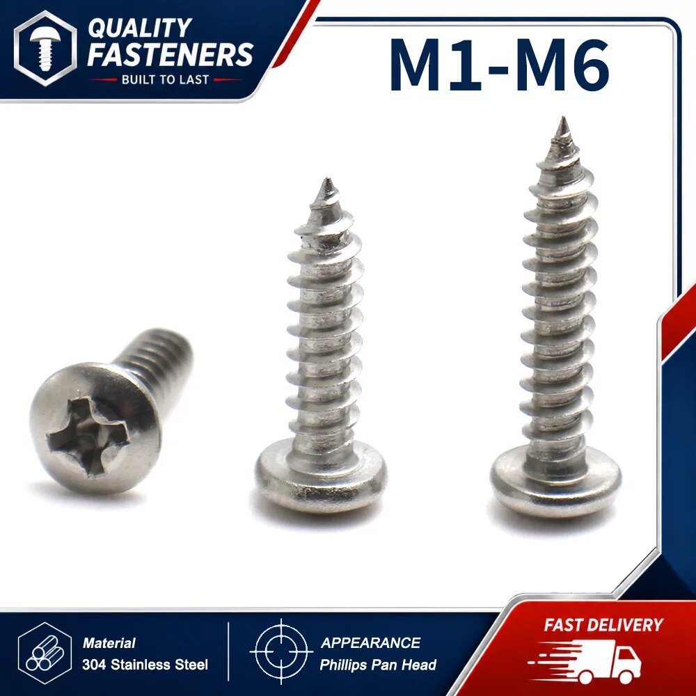 Саморезы GUOFEI из нержавеющей стали M1-M6 M4 (20pcs), 14mm
