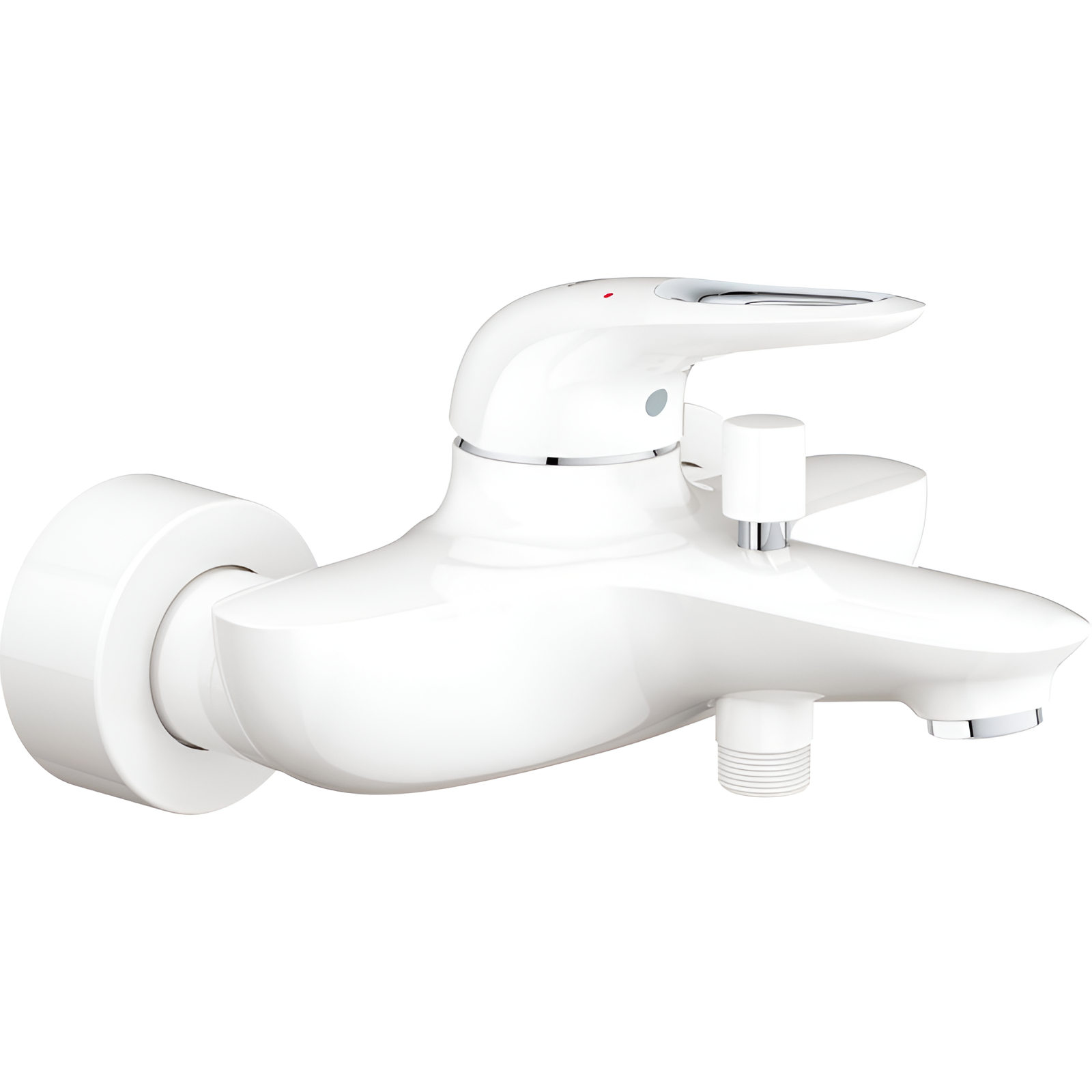 Смеситель для ванны Grohe Eurostyle Белая луна 33591LS3, рычажное управление, латунь, матов.