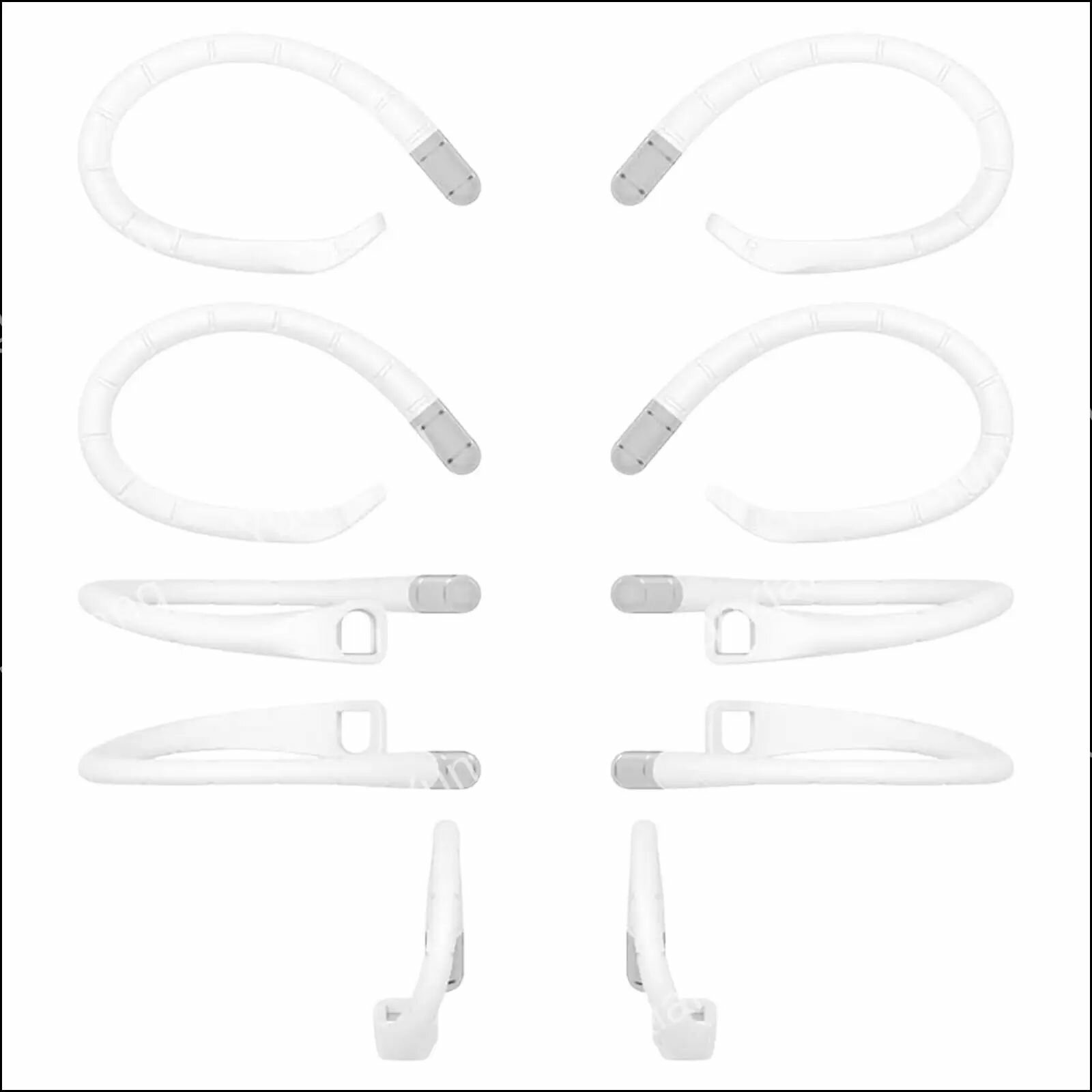 Силиконовые ушные крючки для Samsung Galaxy Buds 4 Pro и Buds 4, белые