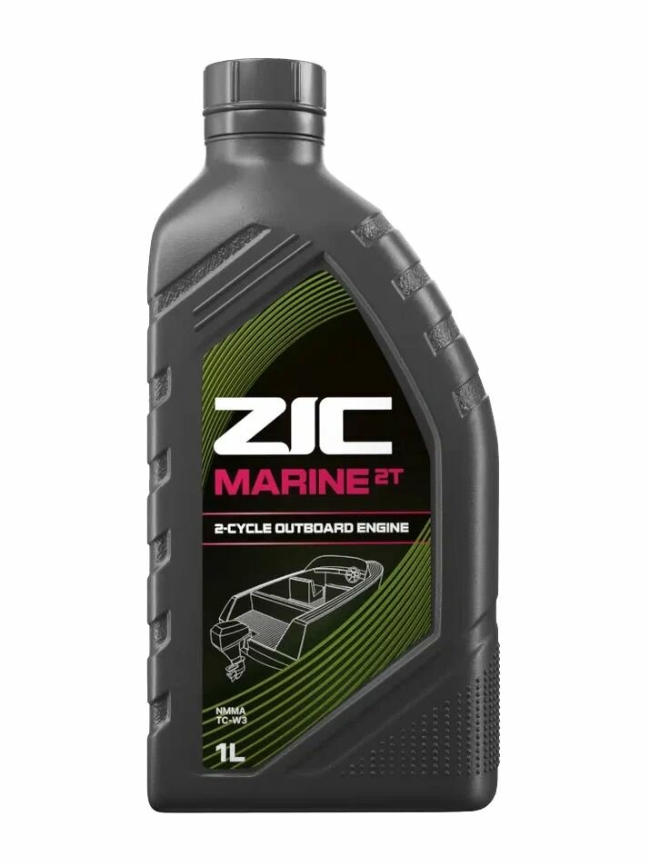 ZIC MARINE 2T Масло моторное, Синтетическое, 1 л для двухтактных лодочных двигателей синтетика 1 литр