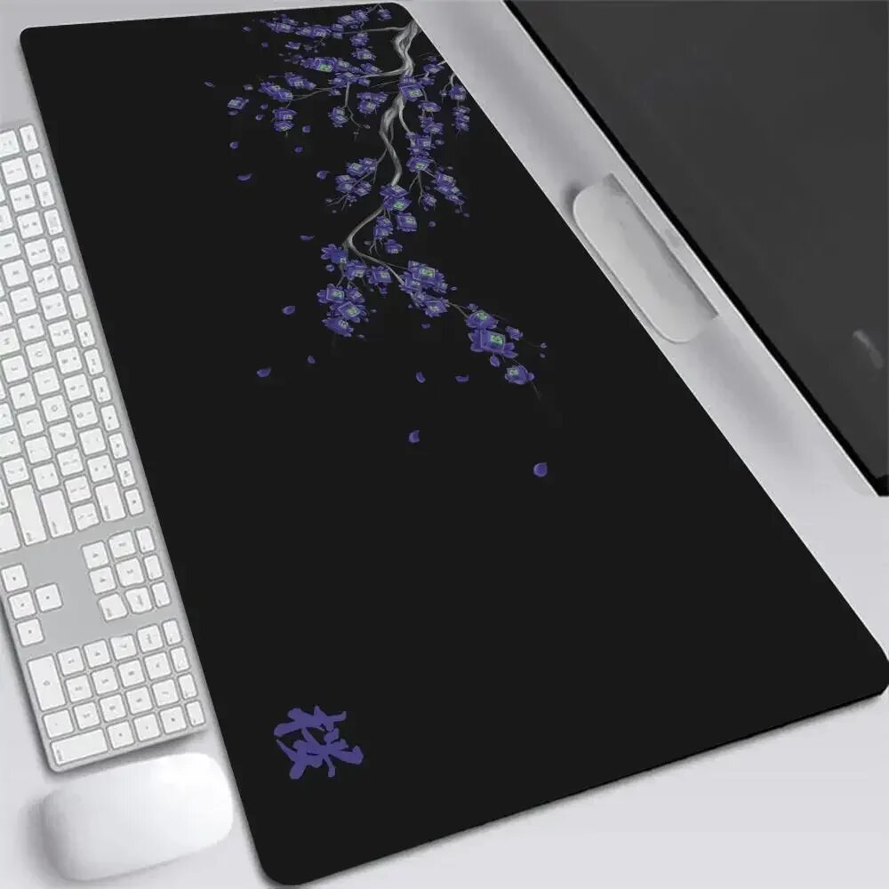 Коврик для мыши XXL Cherry Blossom черный 300x600x2 мм