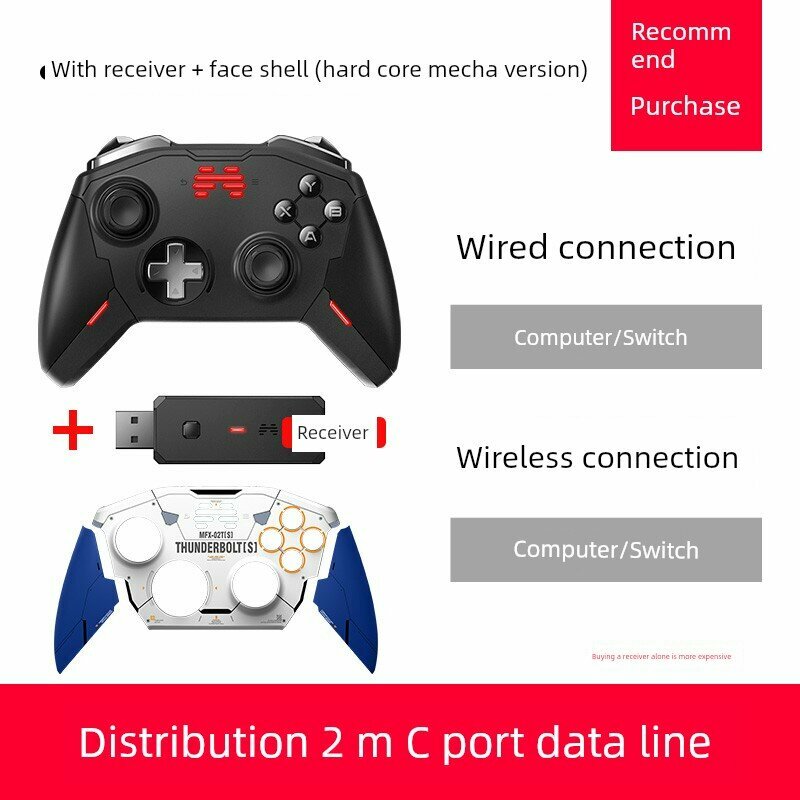 Beitong Zeus Elite с накладкой Hard Core Armor и приемником для Switch, Xbox, PC