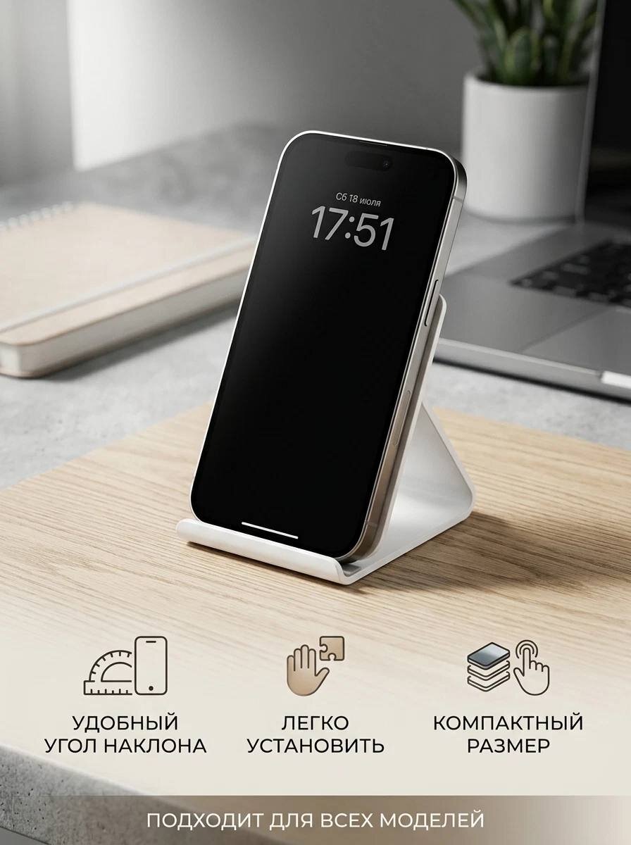 Подставка для планшета, телефона из пластика, универсальный держатель для смартфона