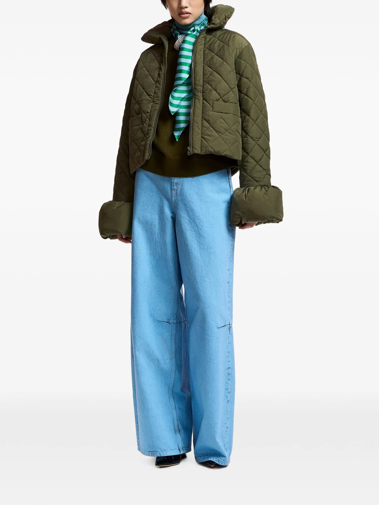 Куртка ESSENTIEL ANTWERP Zip-up quilted jacket, размер 44 — фото 1