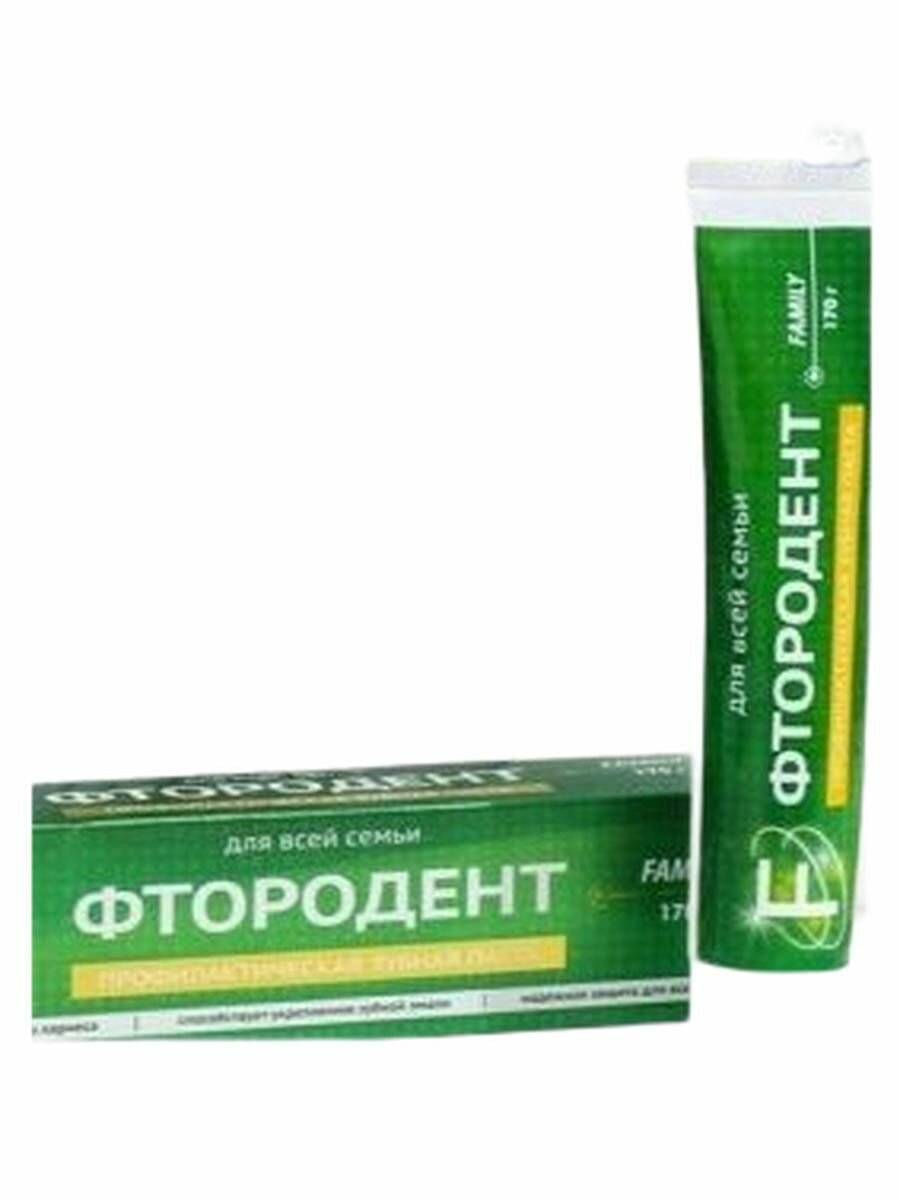FAMILY COSMETICS 170г "фтородент F" комплекс уход