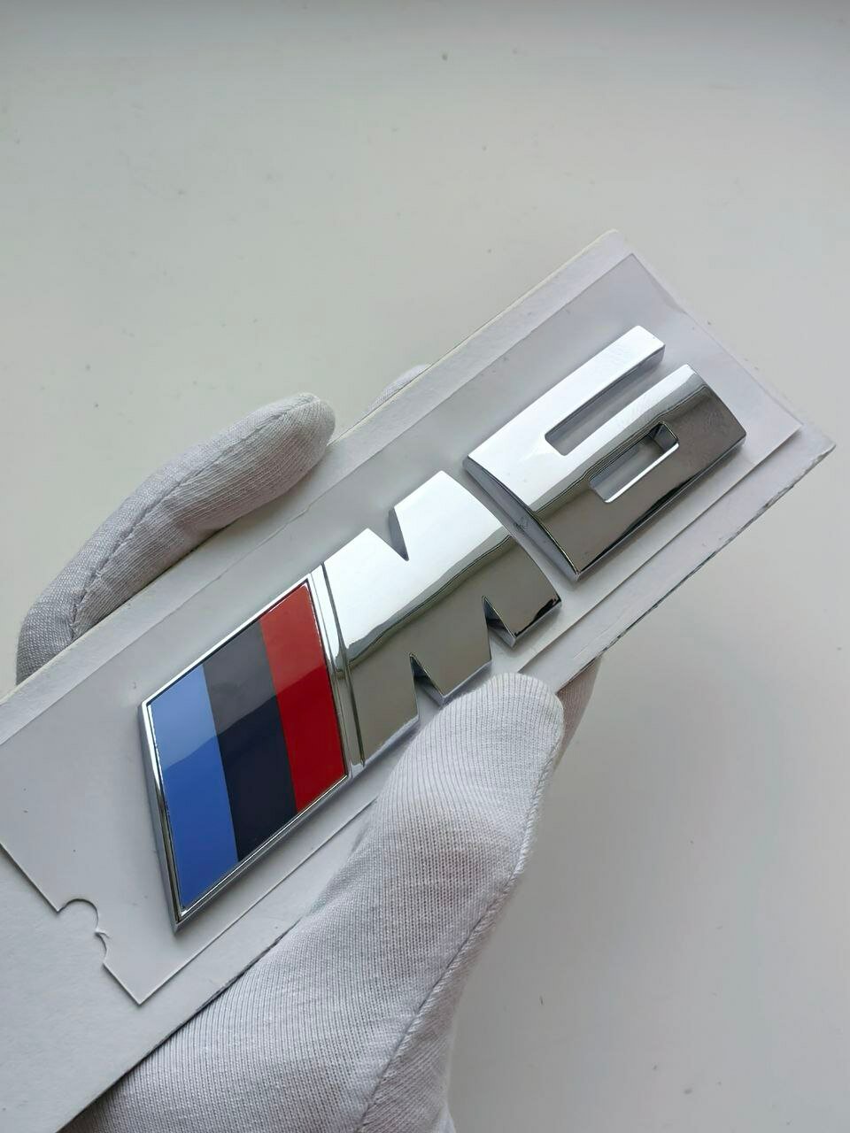 Надпись M6 115*27 мм, шильдик BMW, эмблема БМВ на автомобиль