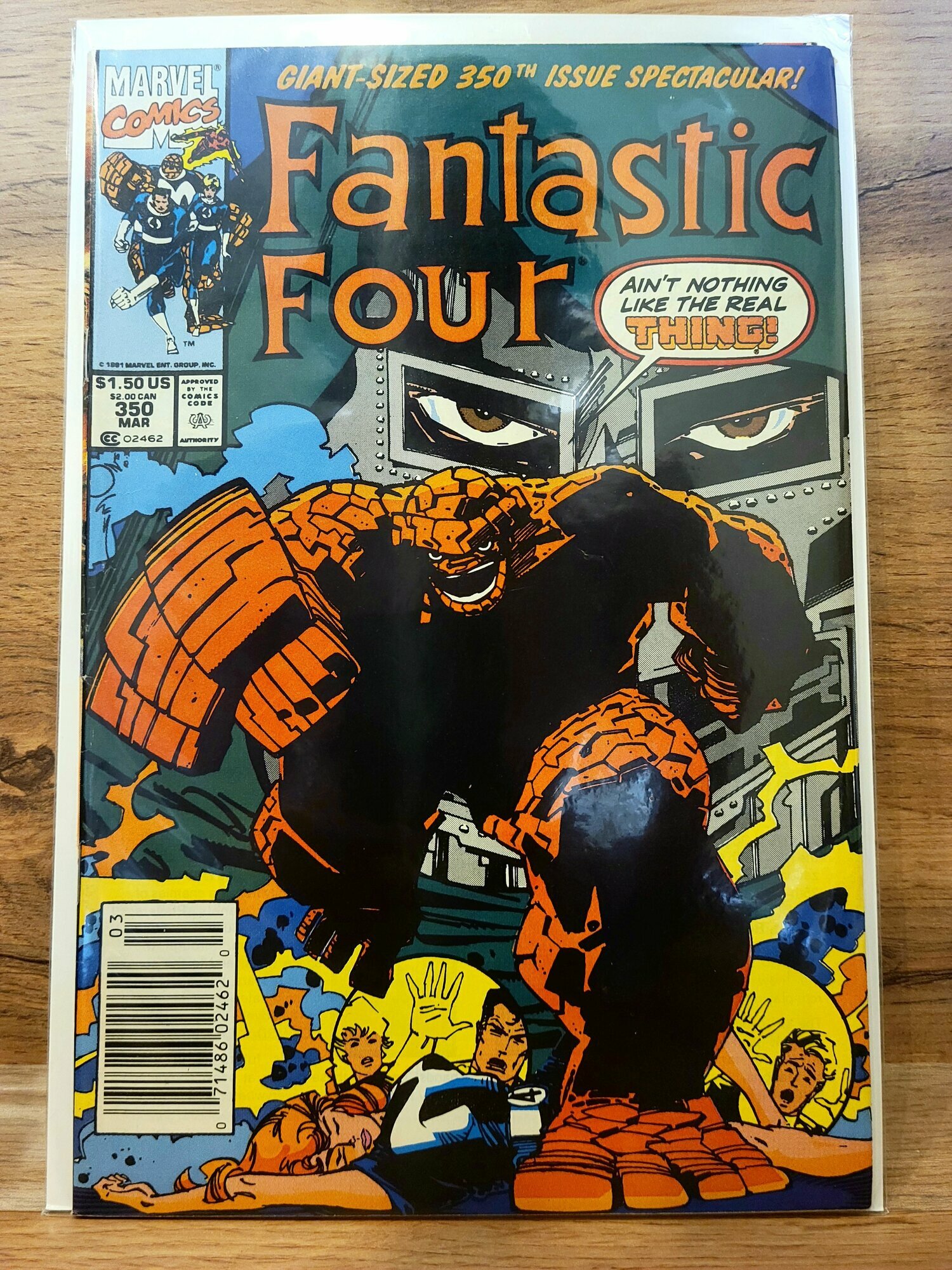 Ретро Комикс Fantastic Four #350. 1991 Год. Оригинал!