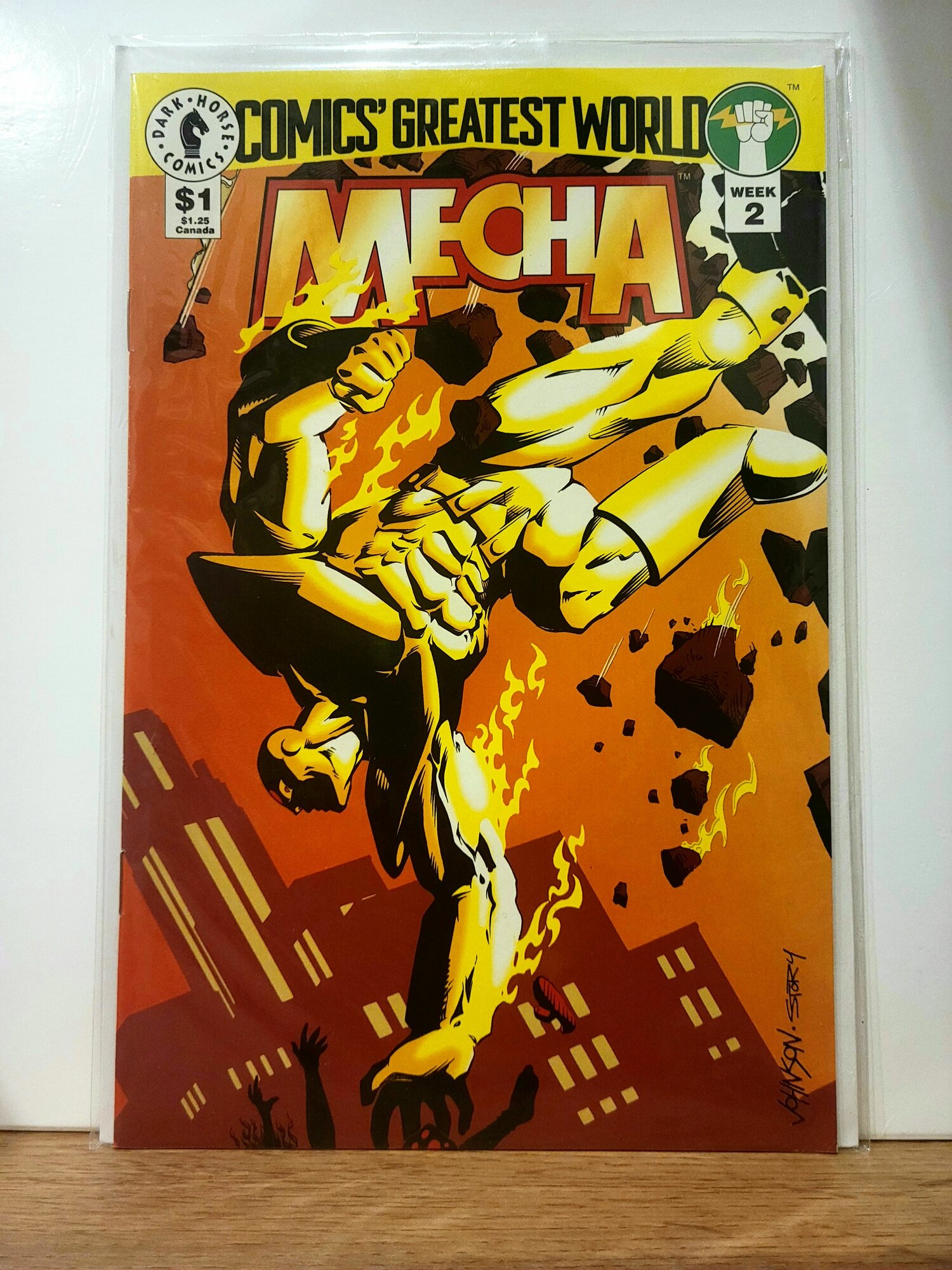 Ретро Комикс Mecha #2. 1995 Год. Dark Horse Comics. Оригинал!