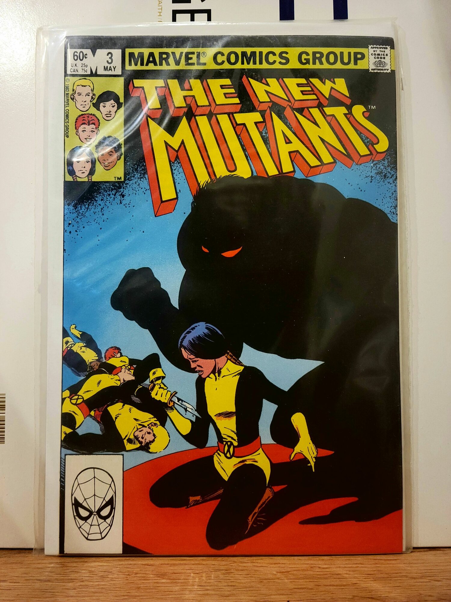 Раритетный Комикс New Mutants #3. 1983 Год. Коллекционный выпуск.