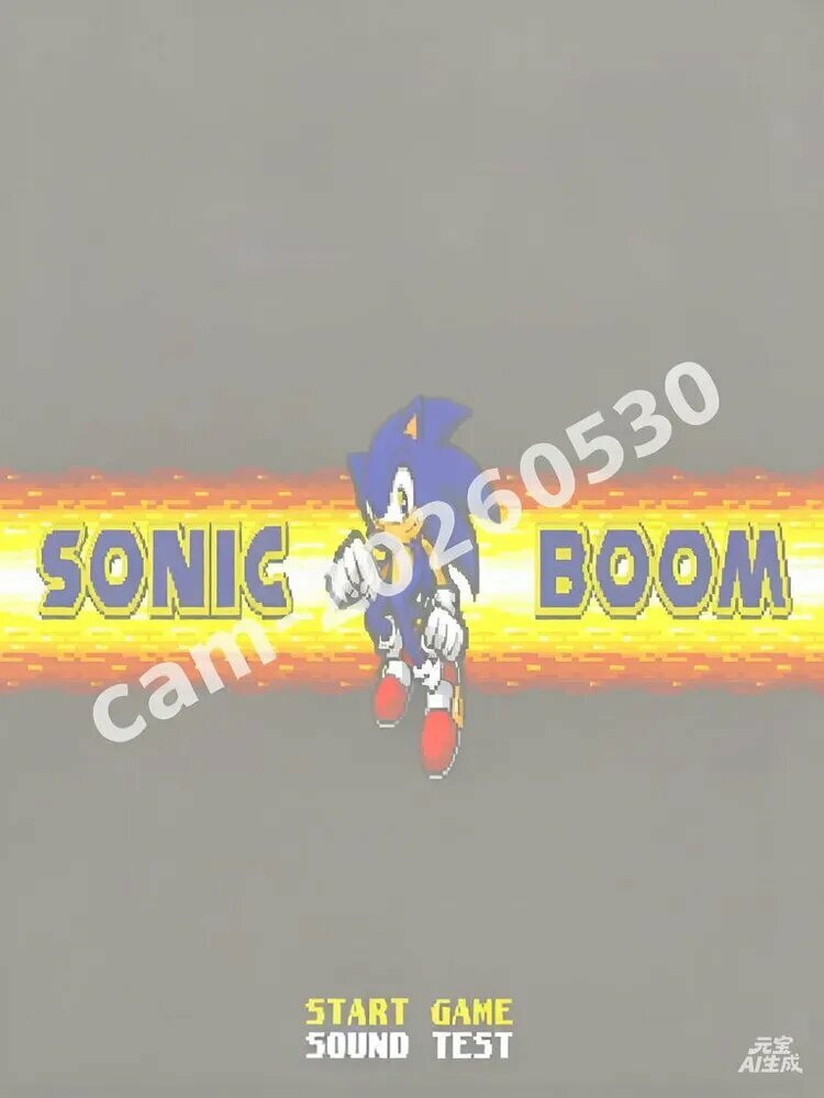 Игровой картридж для приставки 16 bit: SONIC BOOM - Английская версия (без коробки)