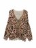 Кардиган R13 Leopard-print distressed cardigan, размер 2