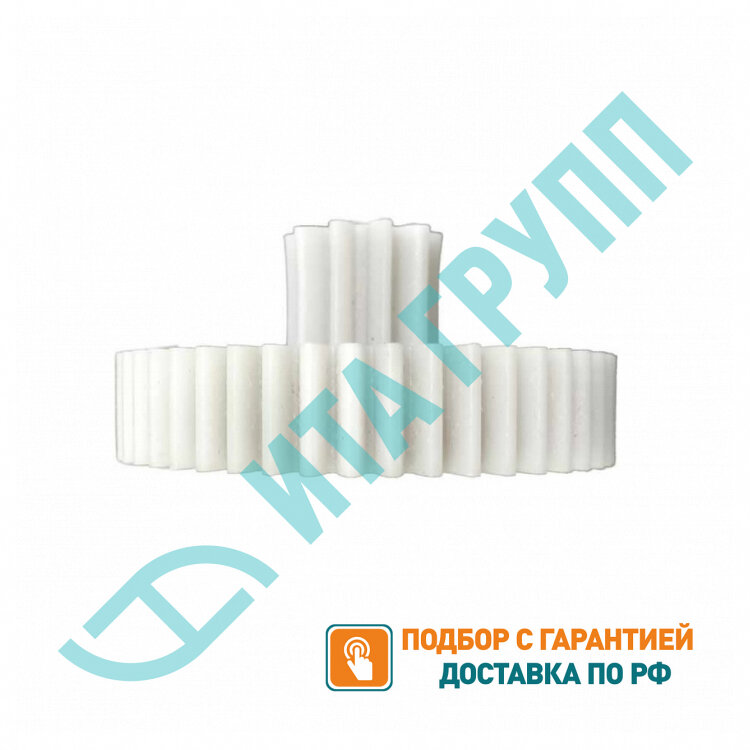 Средняя шестерня для мясорубки RMG-1201, D73мм, 48/10 зубьев, h1136