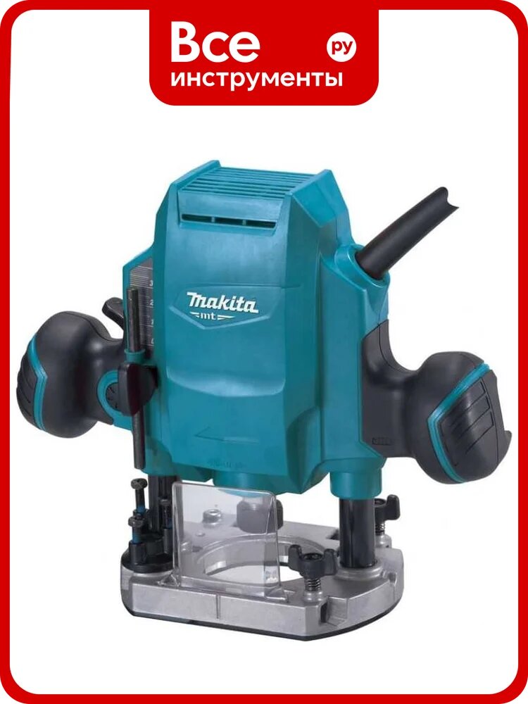 Погружной фрезер Makita 900Вт, 27 000об/мин, ход-35мм, цанга 6, 8мм M3601B